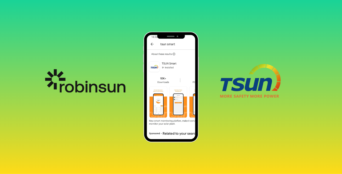 Discover the new Tsun Smart App and take full control of your Robinsun